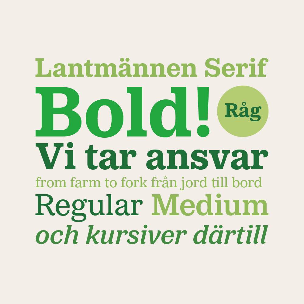 Våra grafiska byggstenar | LM Identitetsmanual